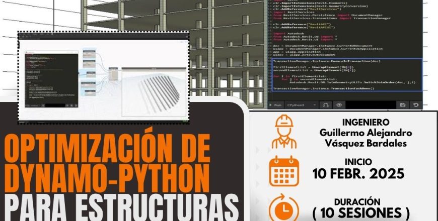 OPTIMIZACIÓN DE DYNAMO-PYTHON PARA ESTRUCTURAS CON REVIT – Belito