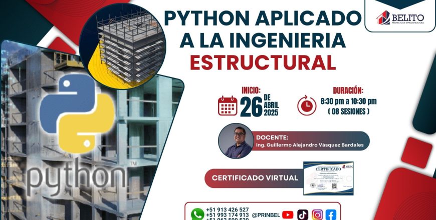 PYTHON APLICADO A LA INGENIERIA ESTRUCTURAL – Belito